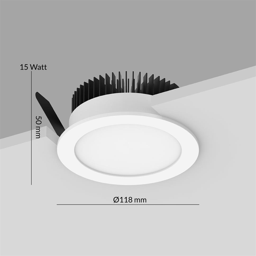 Buy Downlight Flat Recessed - 15W Online India