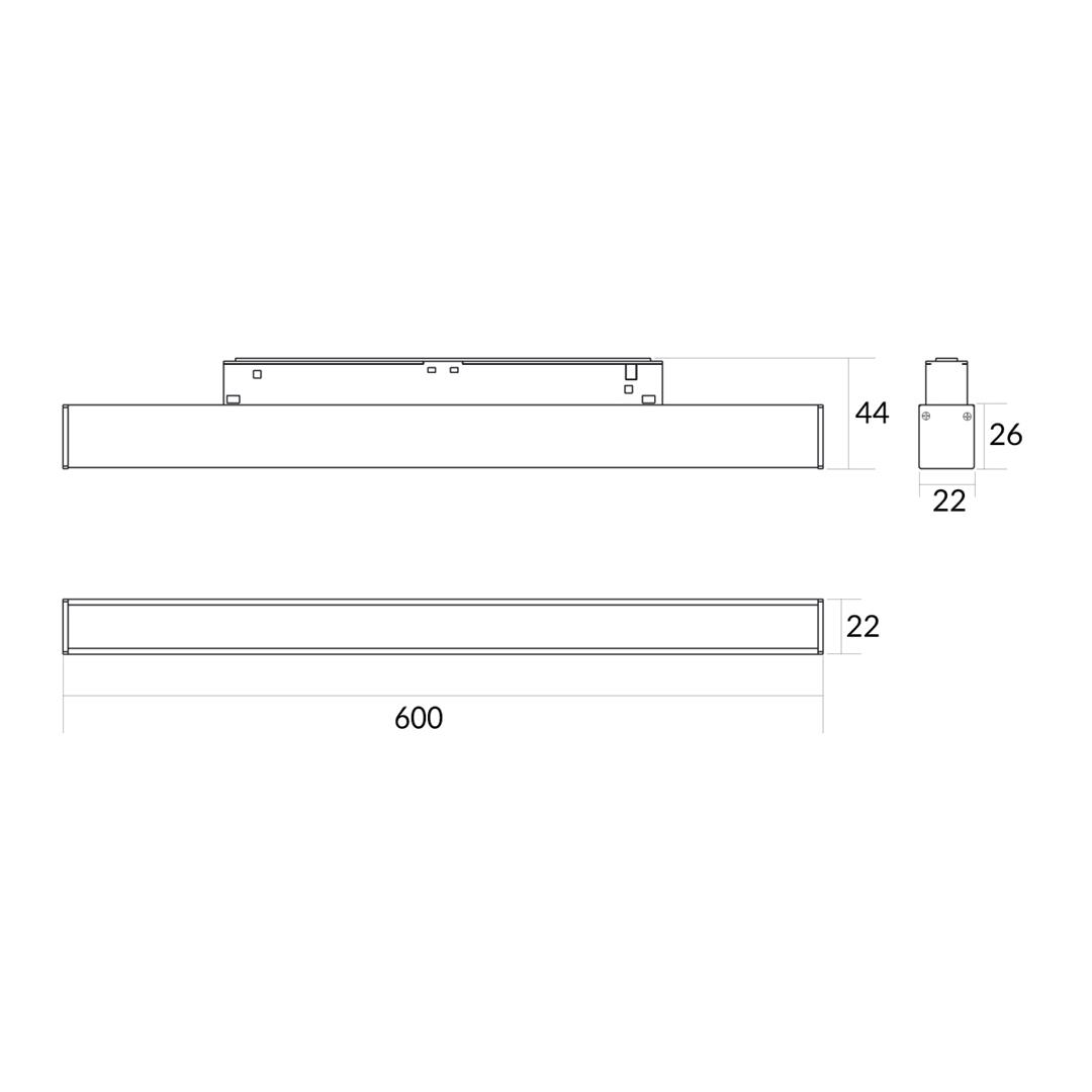 Buy - Magnetic Model Linear Diffused - 12/ 24W Online India