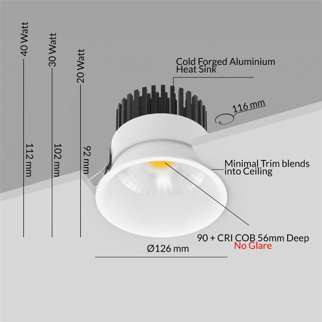 Buy Deep Recessed Light - 20 Watt