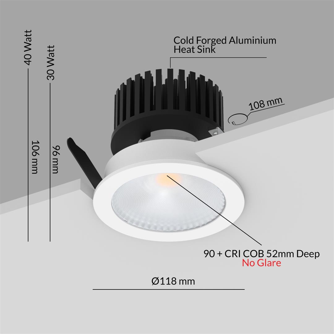 Buy - Flat Recessed (FRR) - 30W / 40W Online India