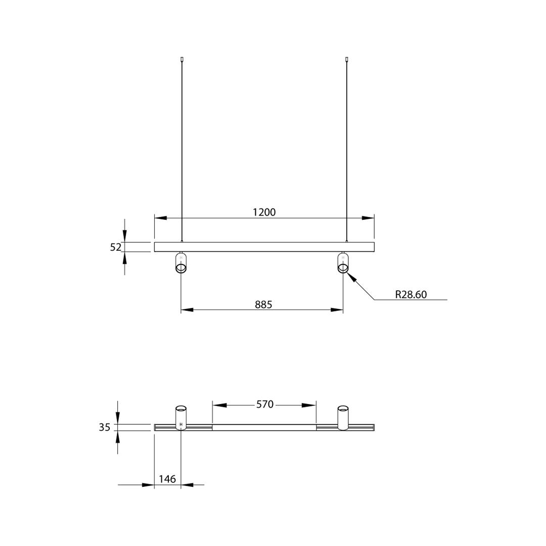 Buy - Linear Diffused + Track Spot Online India