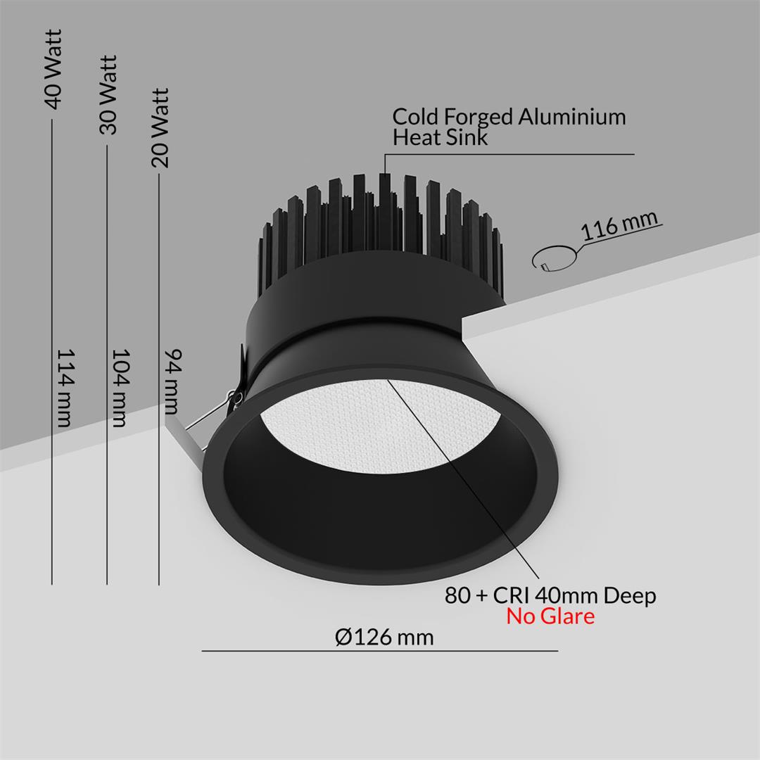 Buy Deep Recessed Downligth Online | 20 W