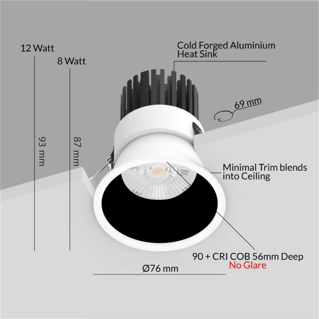 Buy Deep Recessed Downlights | 08W