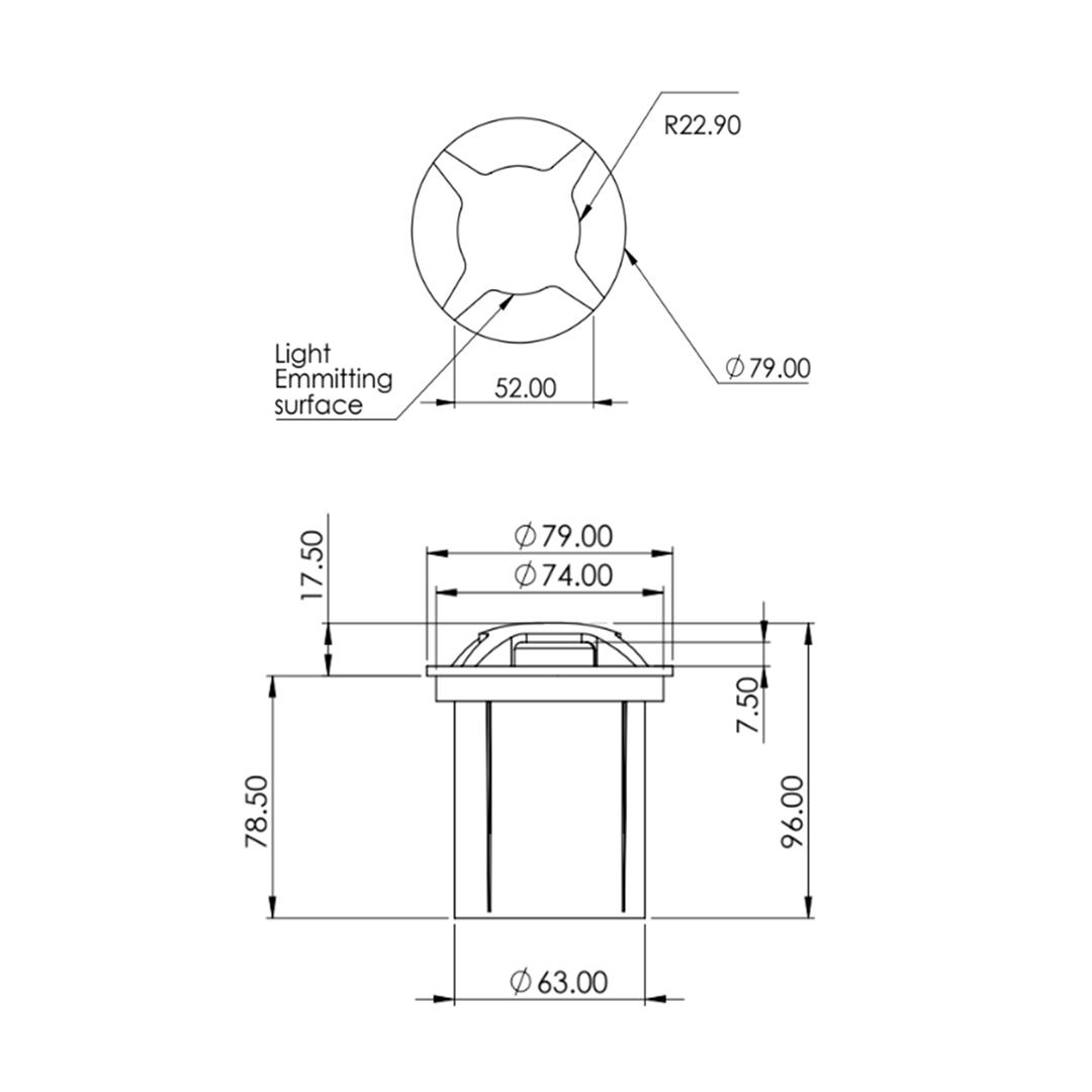 Buy - Outdoor Inground Washer - 08W (Four way) Online India