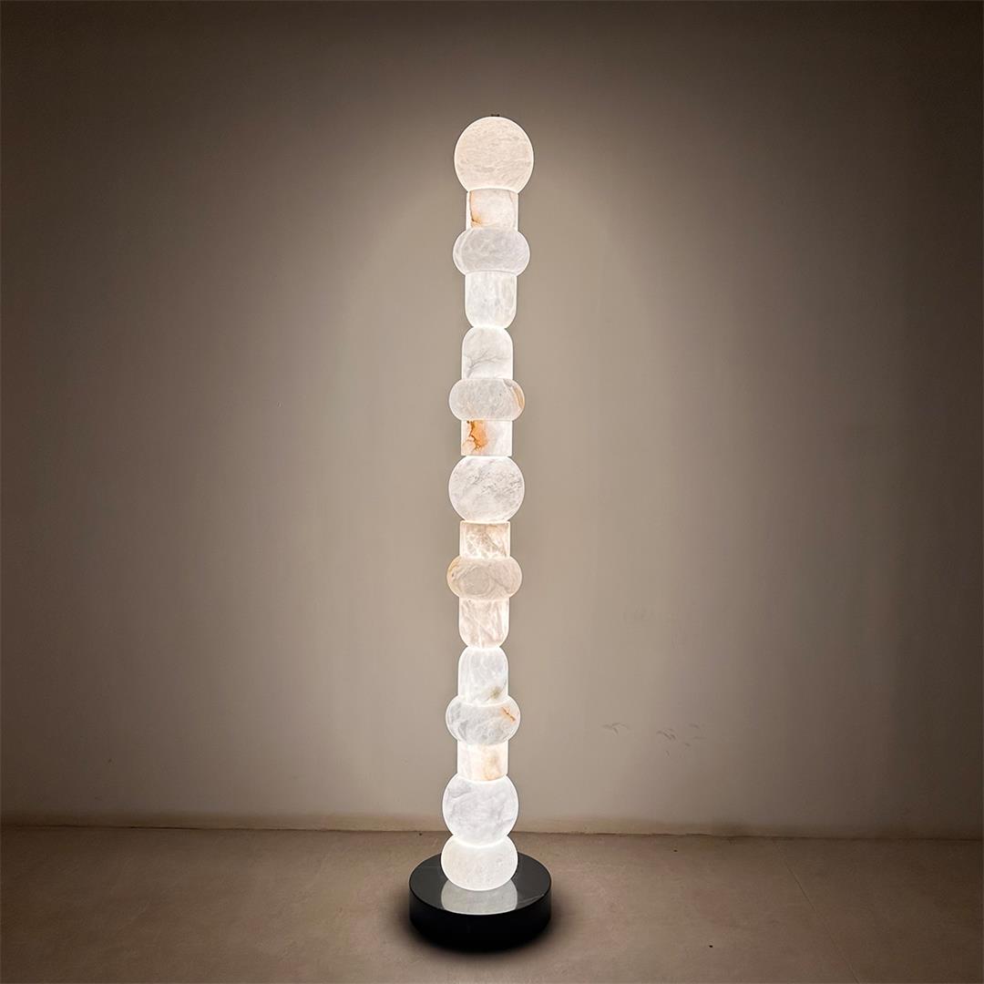 Buy - Marble Jenga Floor Lamp Online India