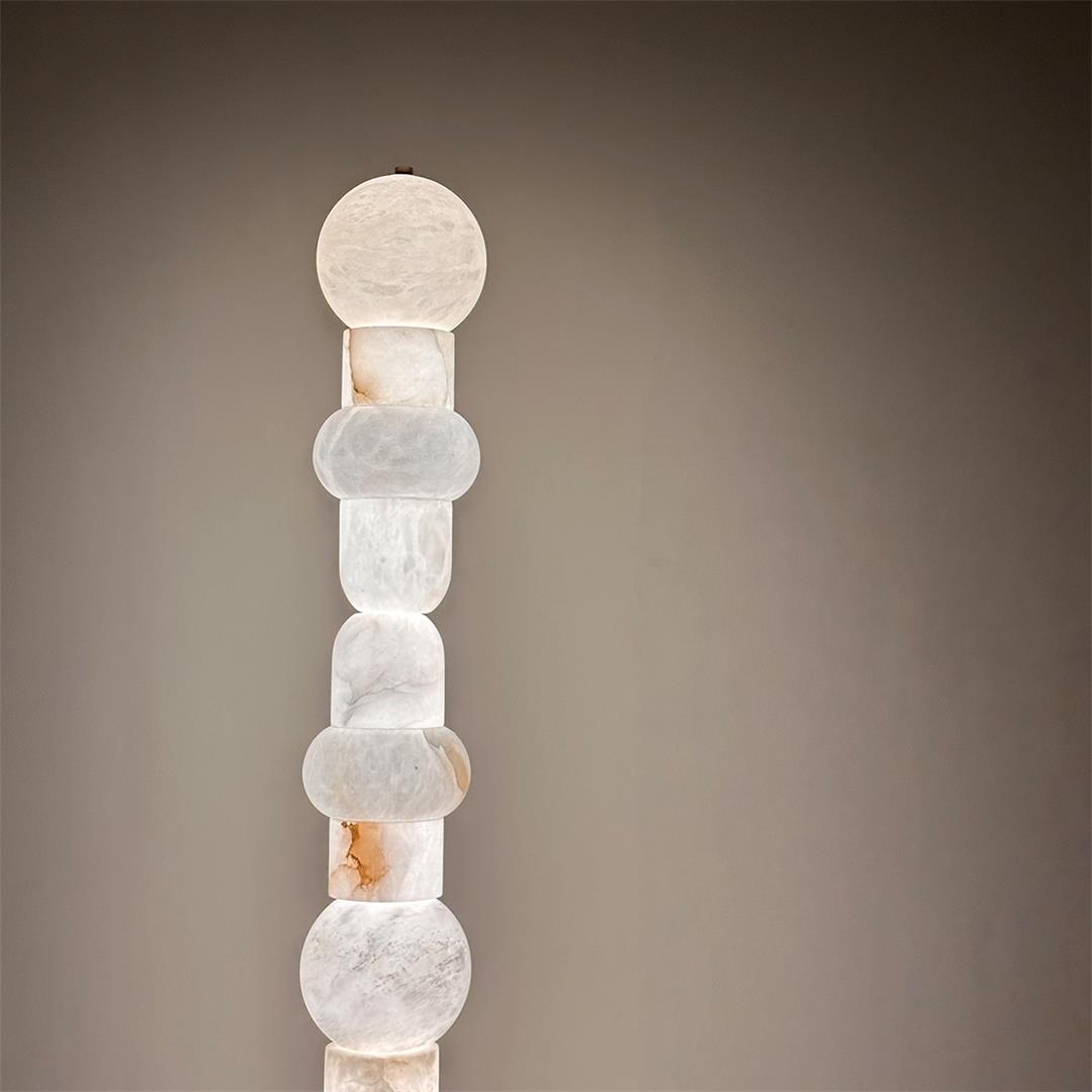 Buy - Marble Jenga Floor Lamp Online India