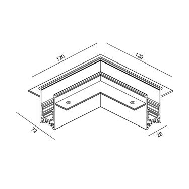 Buy - Magnetic Model Corner Track (Vertical & Horizontal) Online India