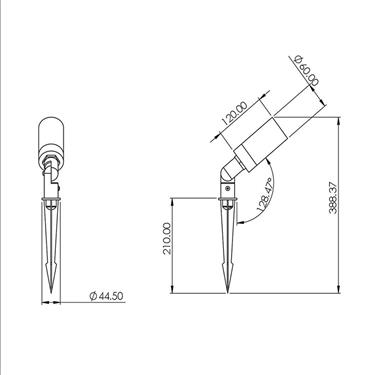 Buy Buy Spike Light Online | Garden Lights Online India